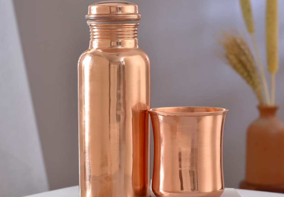Vidwan Copper Plain Bottle – Vidwan