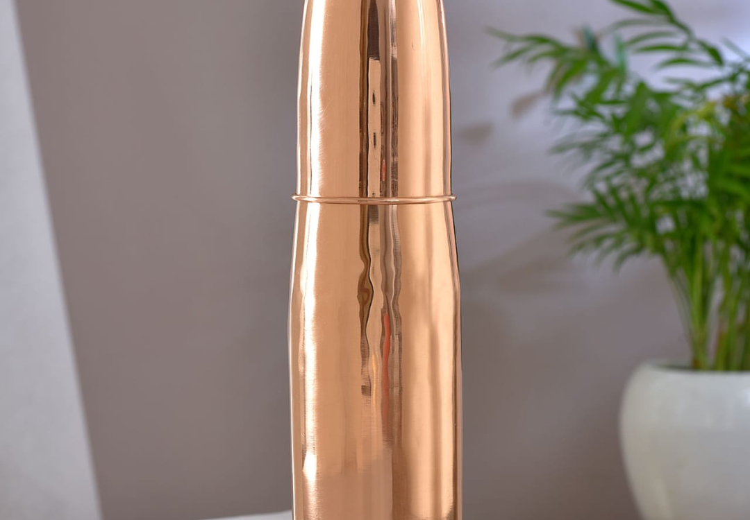 Vidwan Copper Bottle with Glass – Vidwan